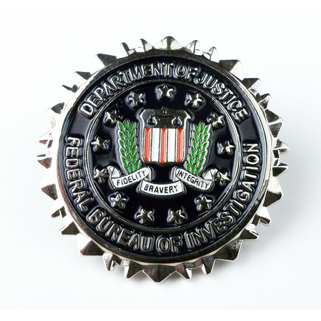 Metal Federal Bureau of Investigation MiNi Badge pin Insignia-1721 ...