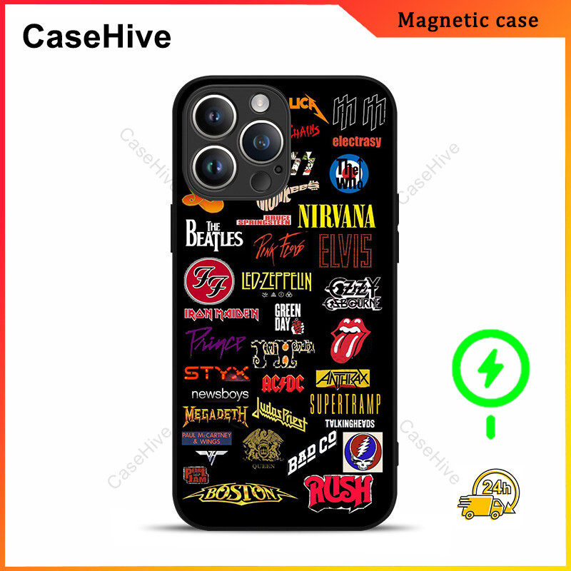 Classic Rock Band Phone Case for iPhone 17 Pro Max / iPhone 16 Pro Max ...