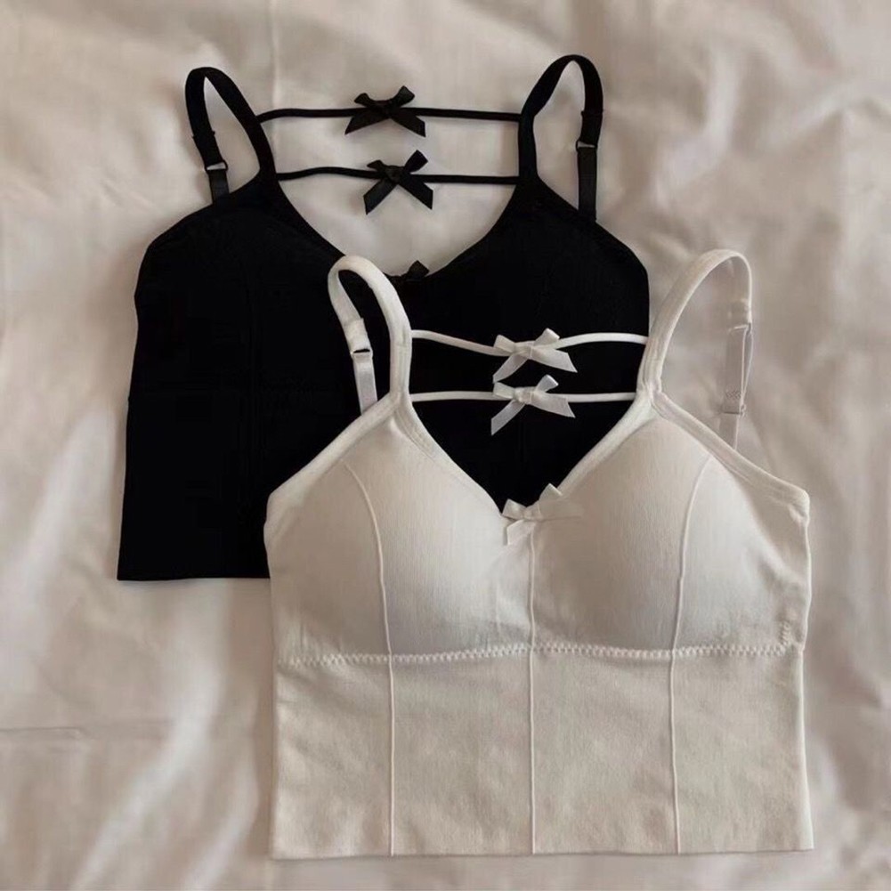 【lucky】 Non Steel Ring Camisole Beautiful Back Chest Wrapping Base Bra ...
