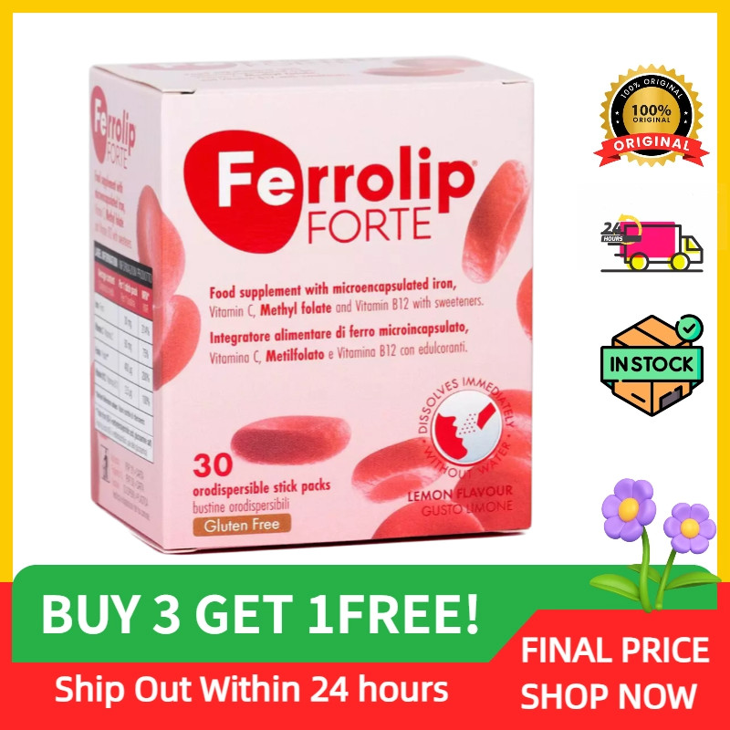 Ferrolip FORTE Food Supplement! With microencapsulated iron, Vitamin C ...