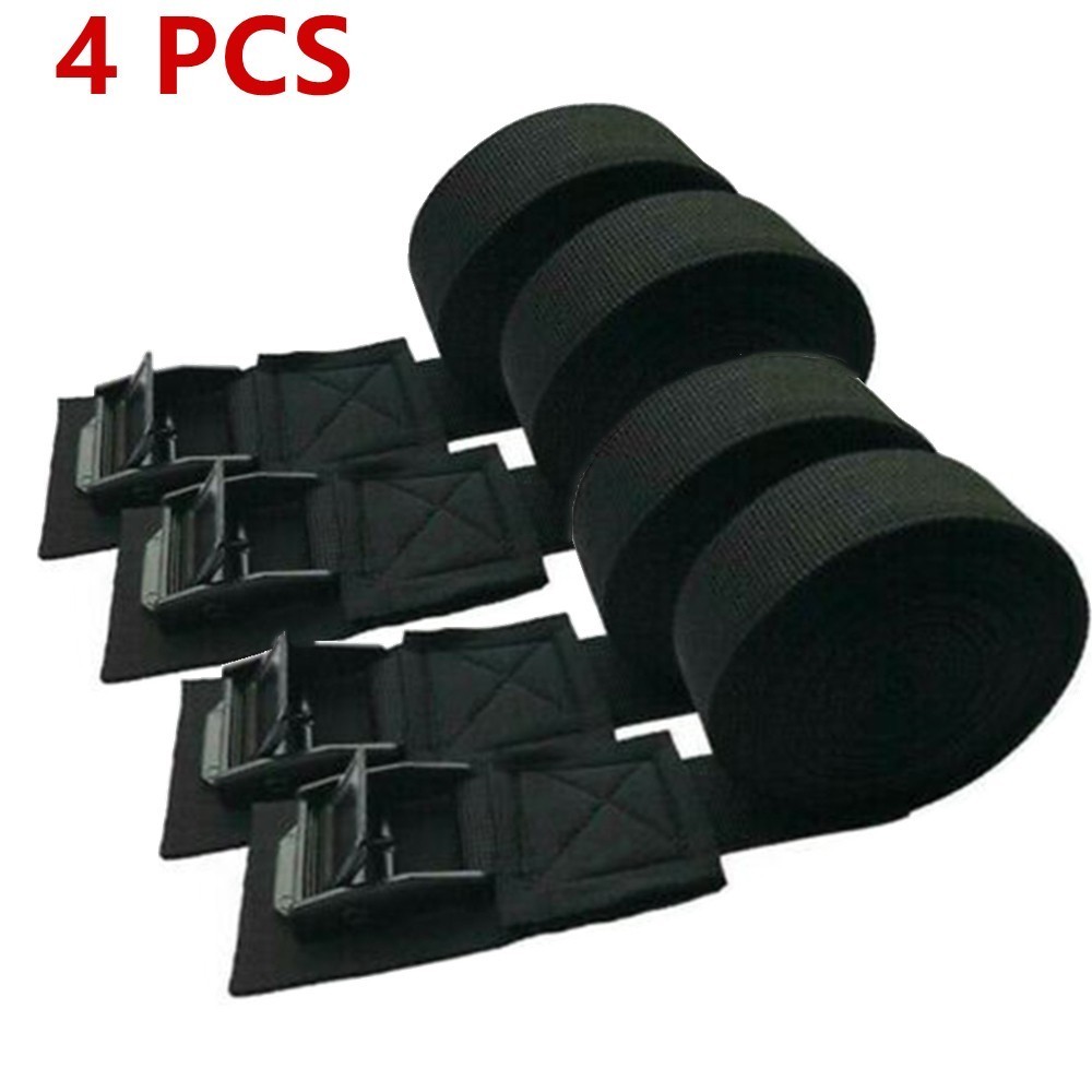[HOT SALE] 4PCS Car Roof Rack Tie Down Straps Buckle Luggage Kayak ...
