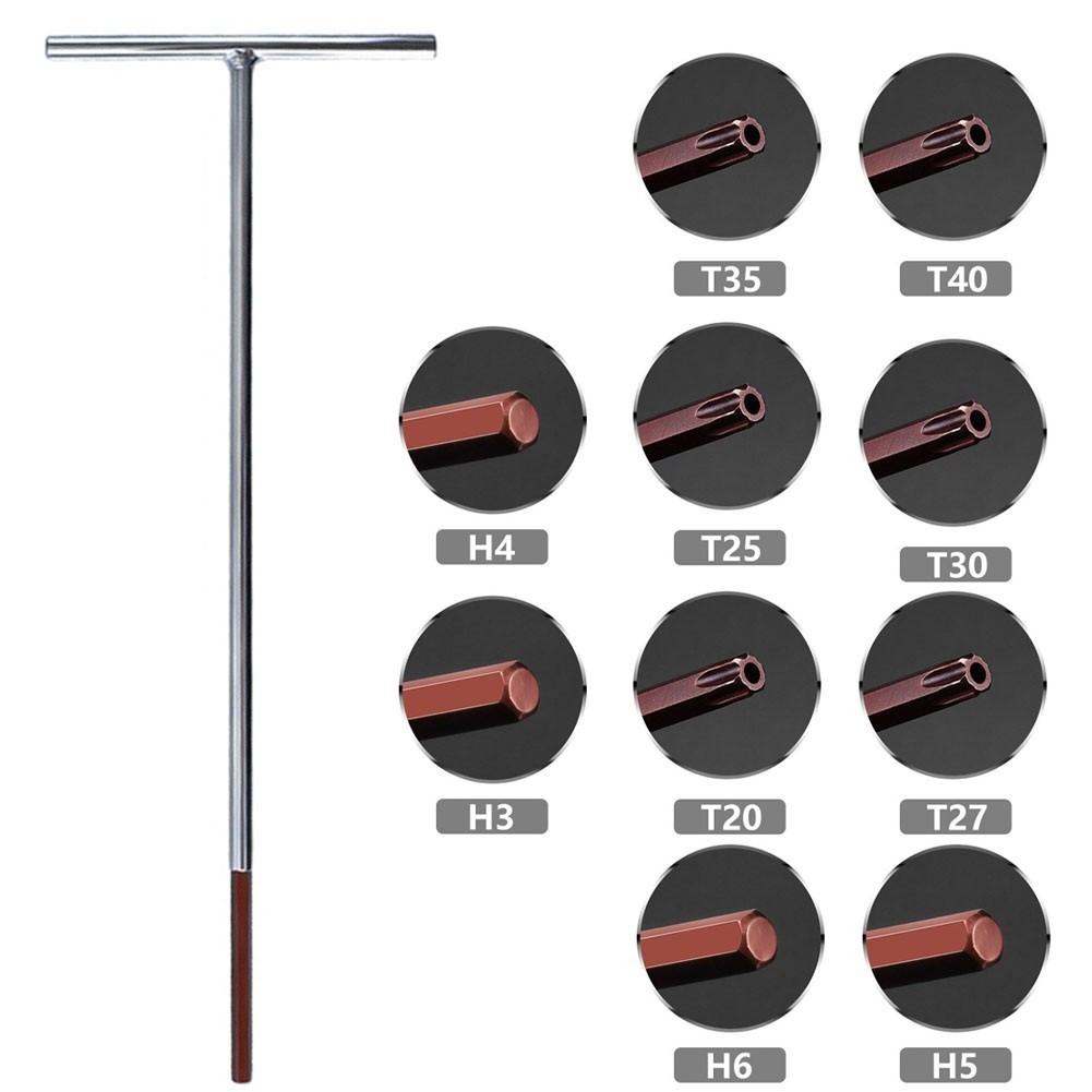 [GTTR-HOT] T-shaped Hex Wrench Torx Screwdriver Key Wrench Inner ...