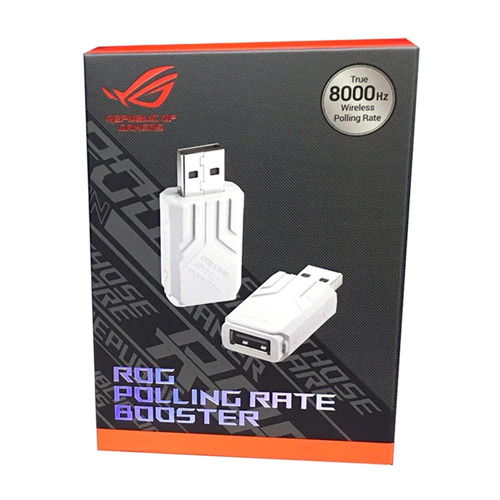 Asus ROG Polling Rate Booster AC09 (White) 8000Hz USB Dongle for ROG ...