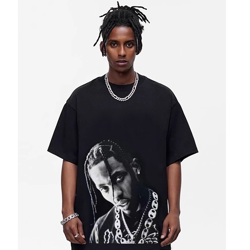 Travis Scott Founder Printed Tee Shirt | Shopee Malaysia