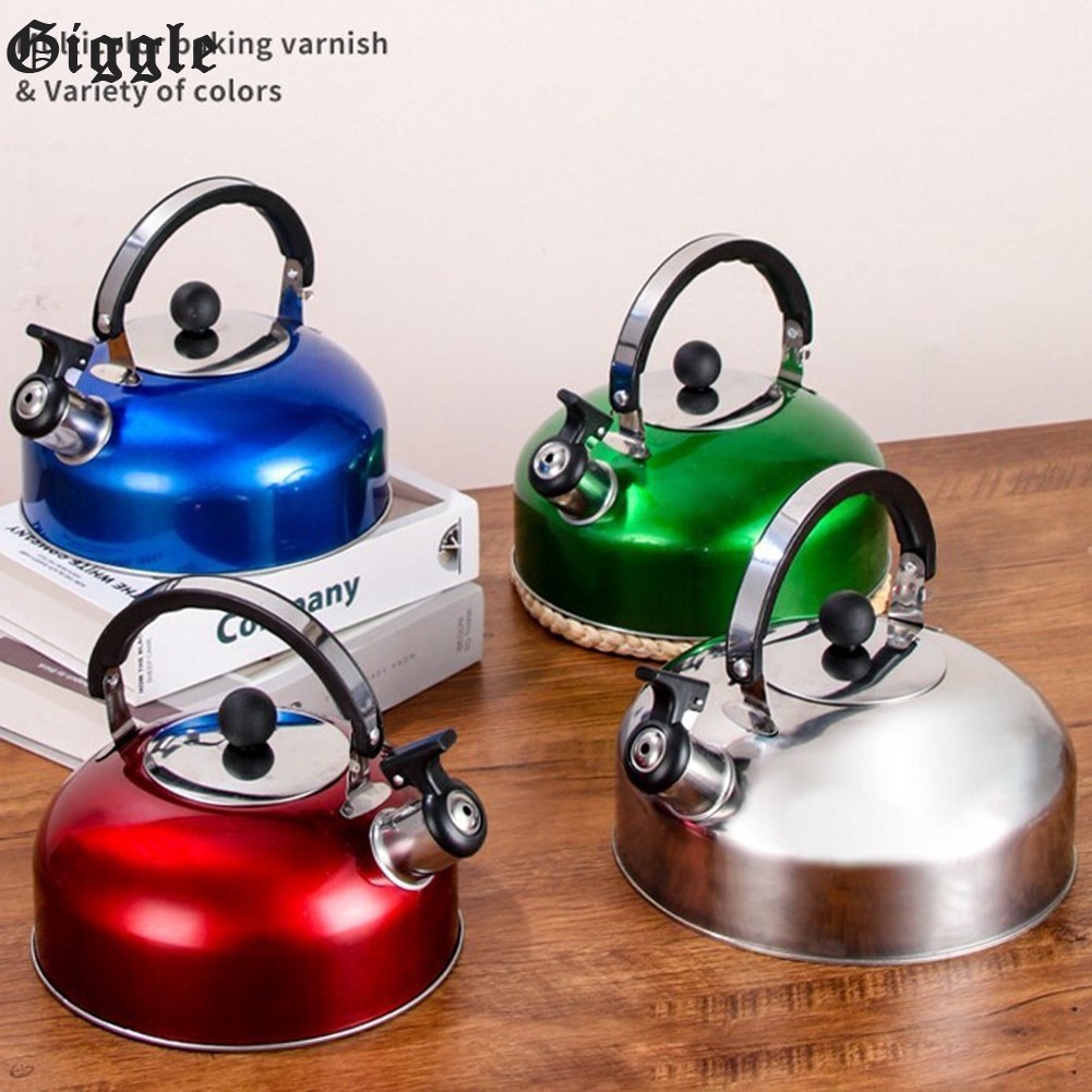 【GIG】Stylish and Versatile 3L Whistling Kettle Stovetop Stainless Steel ...