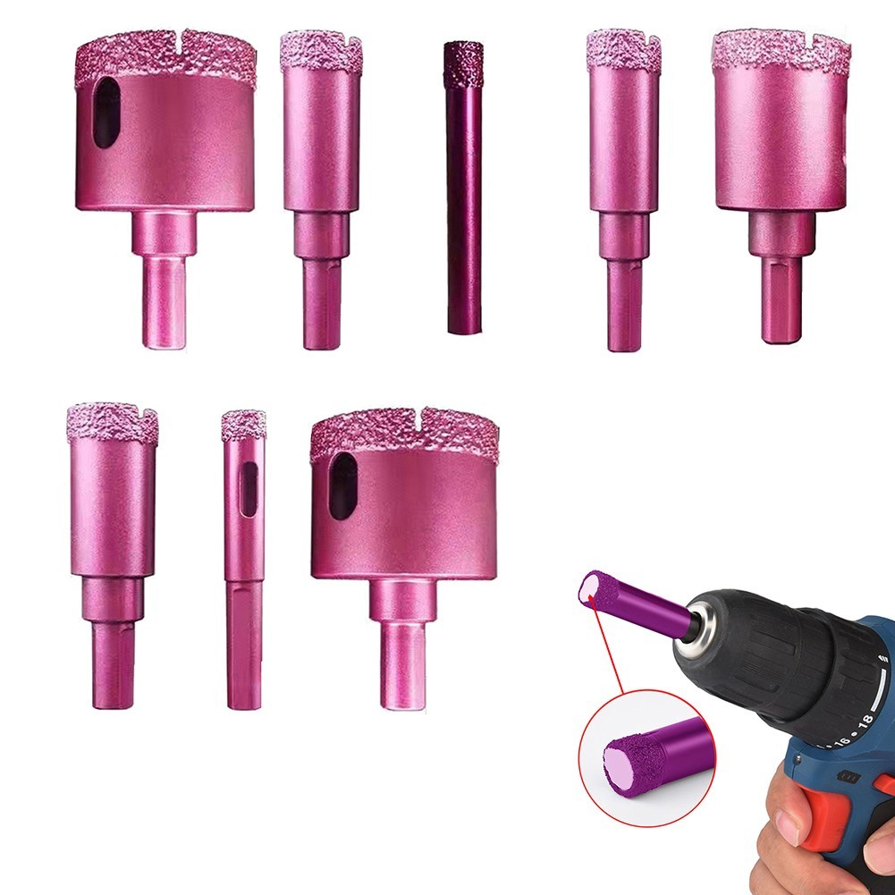 [ESYS-Hot] Brazing Hole Opener Diamond Coated Core Drill Bit Tile Glass ...