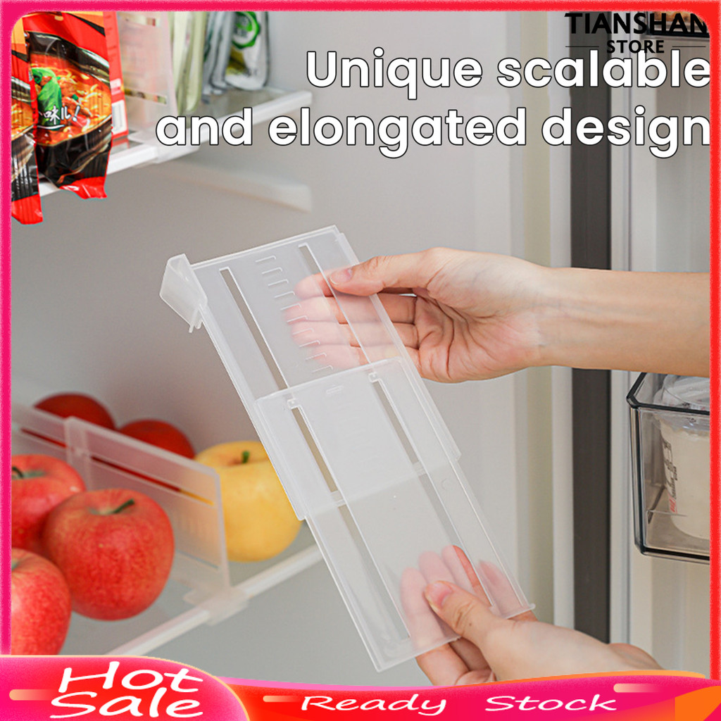 [TSS]♧Refrigerator Partition Board Retractable Plastic Divider ...