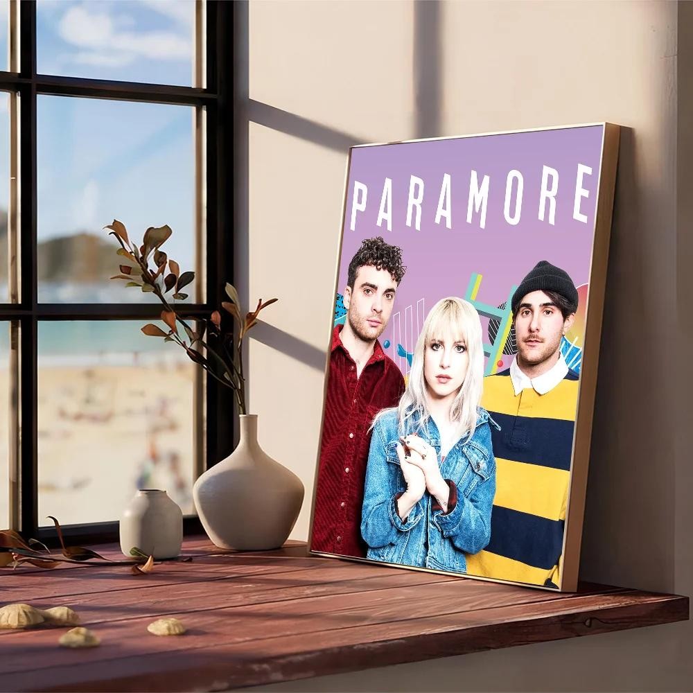 Singer Paramore Poster, Sticky Wall Art, Retro Posters for Home Kawaii ...