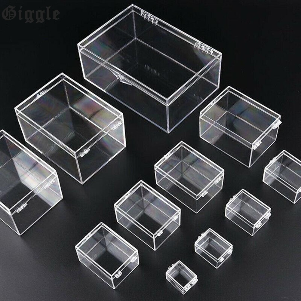 【GIG】Clear Plastic Box Rectangular Insect Specimen Display Desktop ...