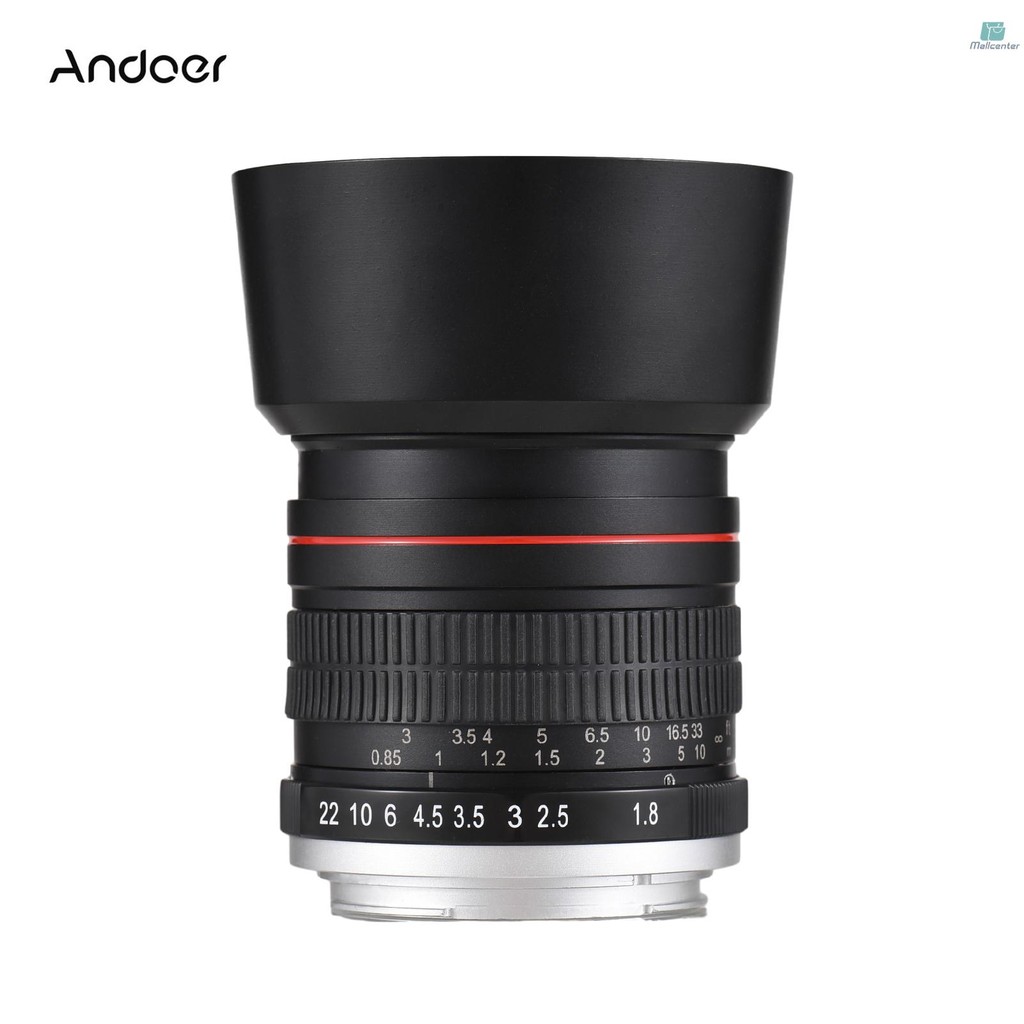 85mm Fixed Focus Camera Lens F1.8 Large Aperture Manual Focus with EF ...