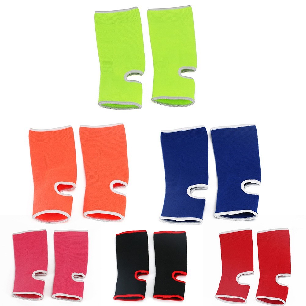 【Waysle】Muay Thai Boxing Ankle Wraps MMA Ankle Support Foot Sleeve for ...