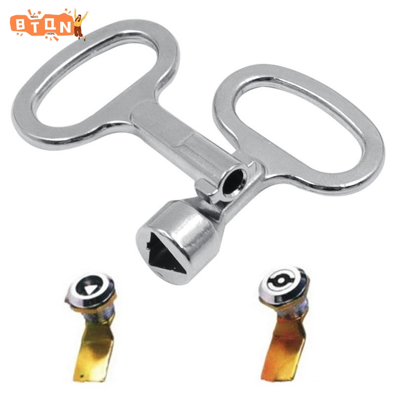(BTQN!) Elevator Door Lock Valve key wrench Triangle Key Electrical Box ...