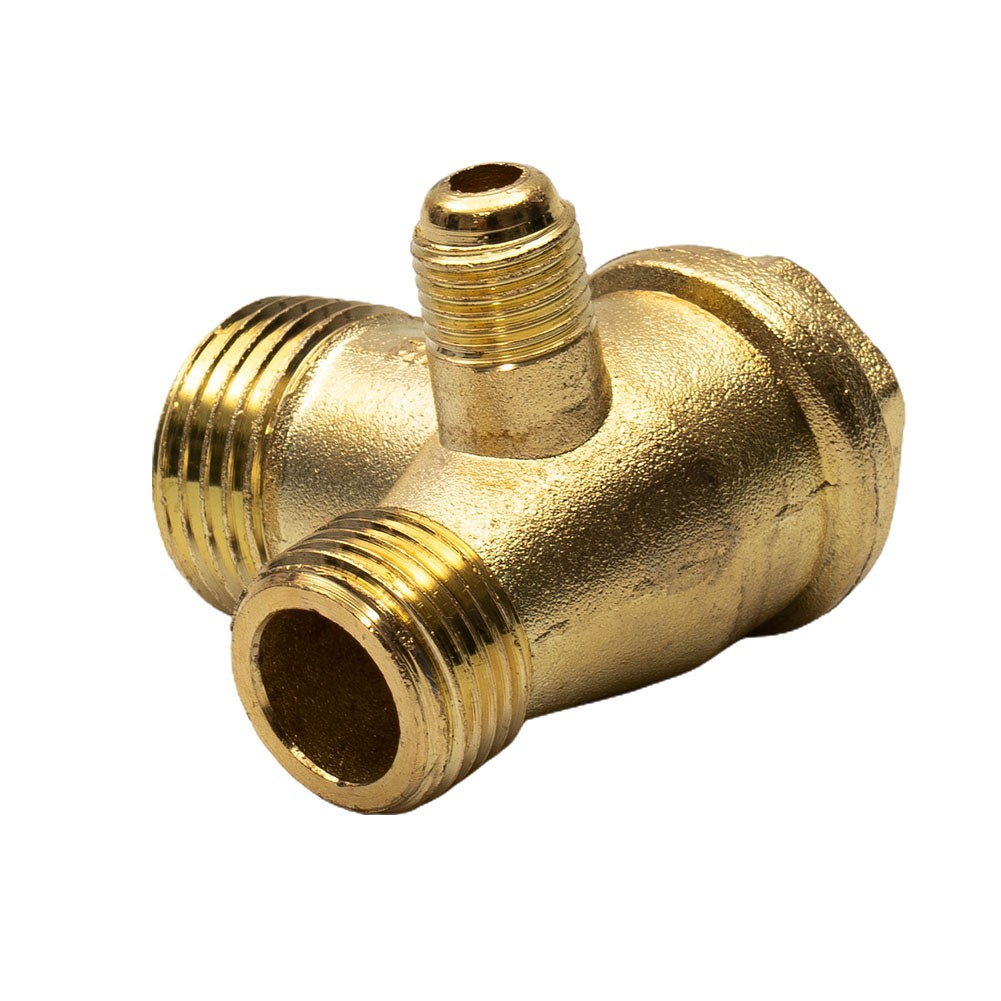(BABYCITY-MY) 3-Port Zinc Alloy Male Thread Check Valve Connector For ...