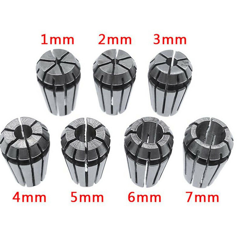 【GTTR】ER11 Spring Collet Chuck Set For CNC Milling Lathe Tool Engraving ...