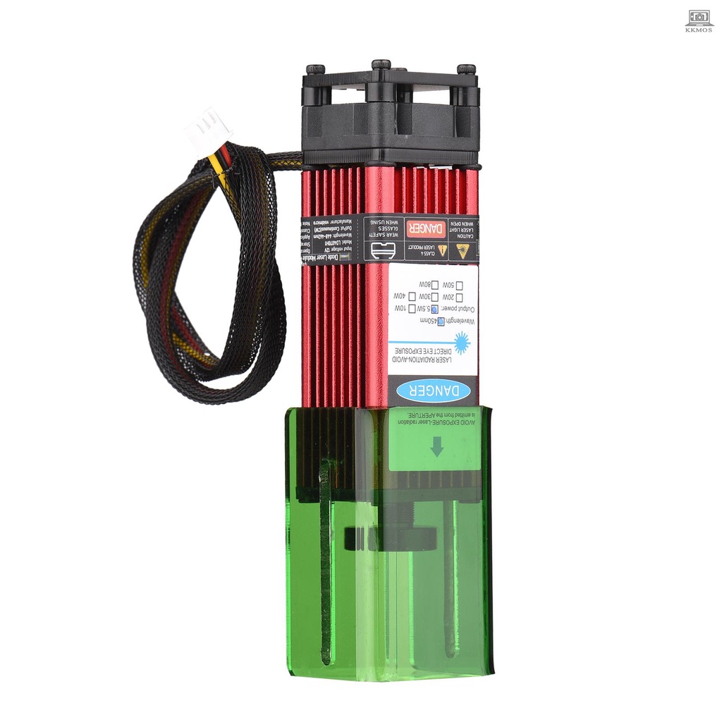 450nm 5.5W Laser Module with Protective Cover Adjustable Focal Length ...