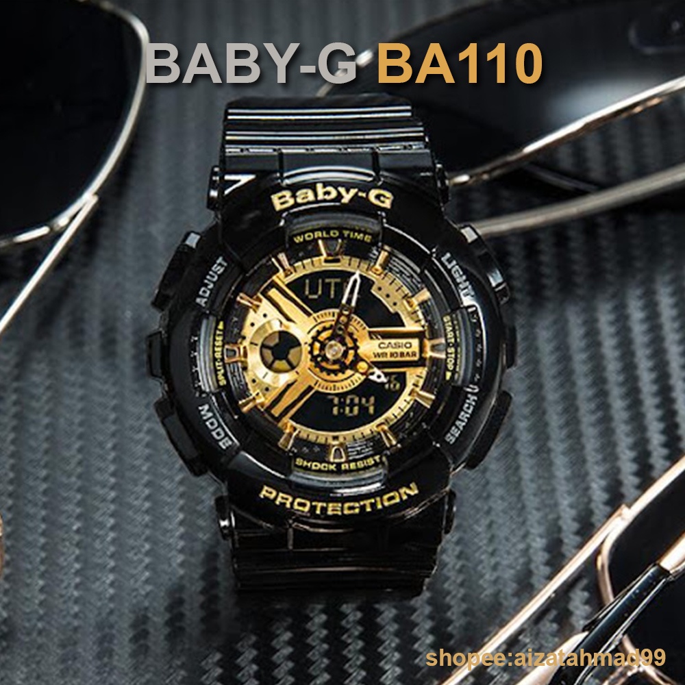 100% Original CASlO GSHOCK Baby-G BA110 Student Watch jam baby g ...