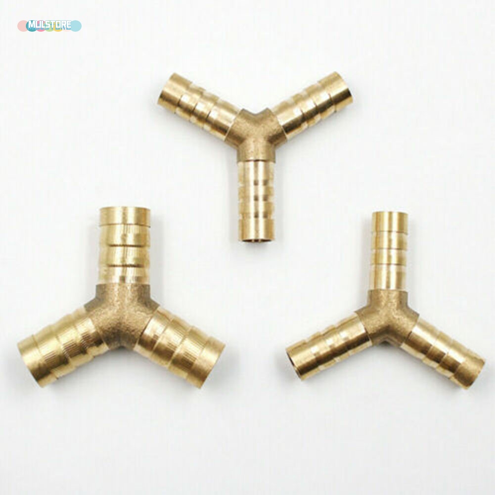 [Mulstore] Brass T Y Piece 3 WAY Joiner Fuel Hose Joiner Tee Connector Air Water Gas | Shopee ...