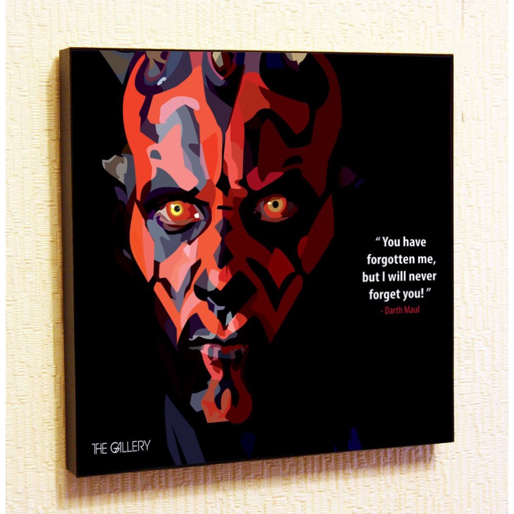 Super Darth Maul Star Wars Super Hero Motivational Quotes Wall Decals ...