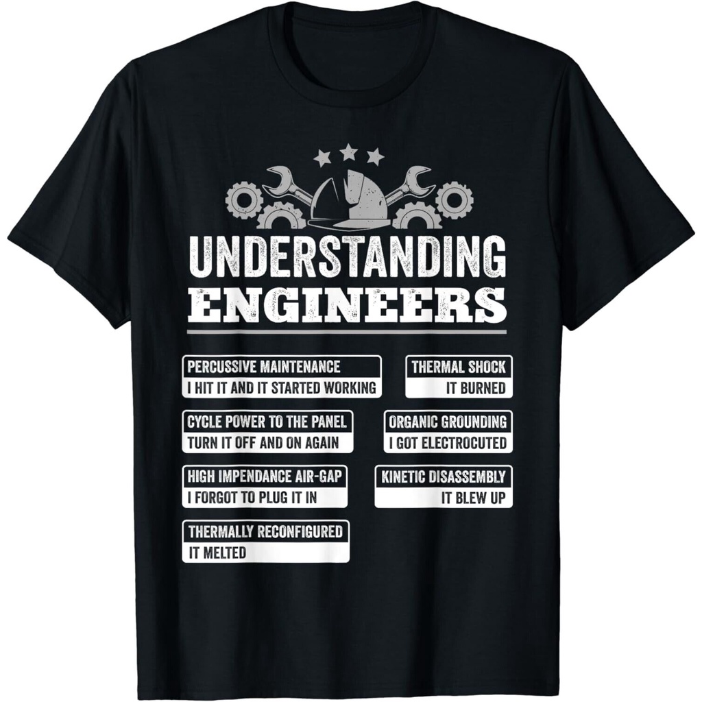 Understanding Engineers Funny Mechanical Engineering T-Shirt | Shopee ...