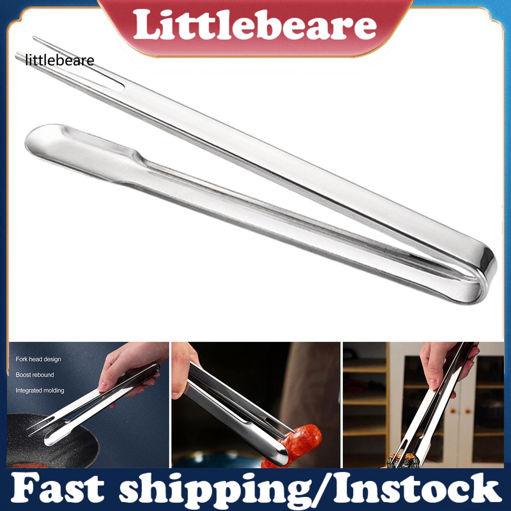 LLBR Stainless Steel Food Tongs Heat-Resistant Japanese Style ...