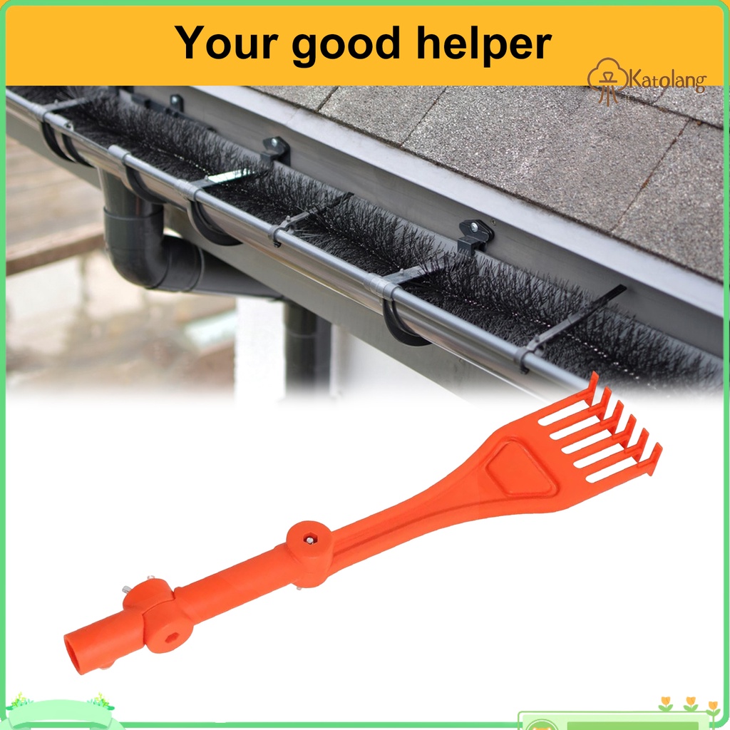 zambion Roof Rake Cleaning Tool Adjustable Multi-angle Head Mini Rake ...