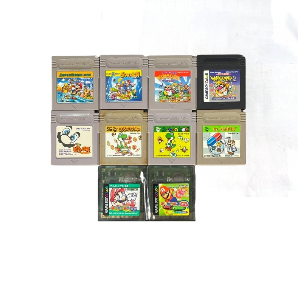 Nintendo Mario Yoshi GB GBC 10 Type Cartridge Only Japanese [Choose ...