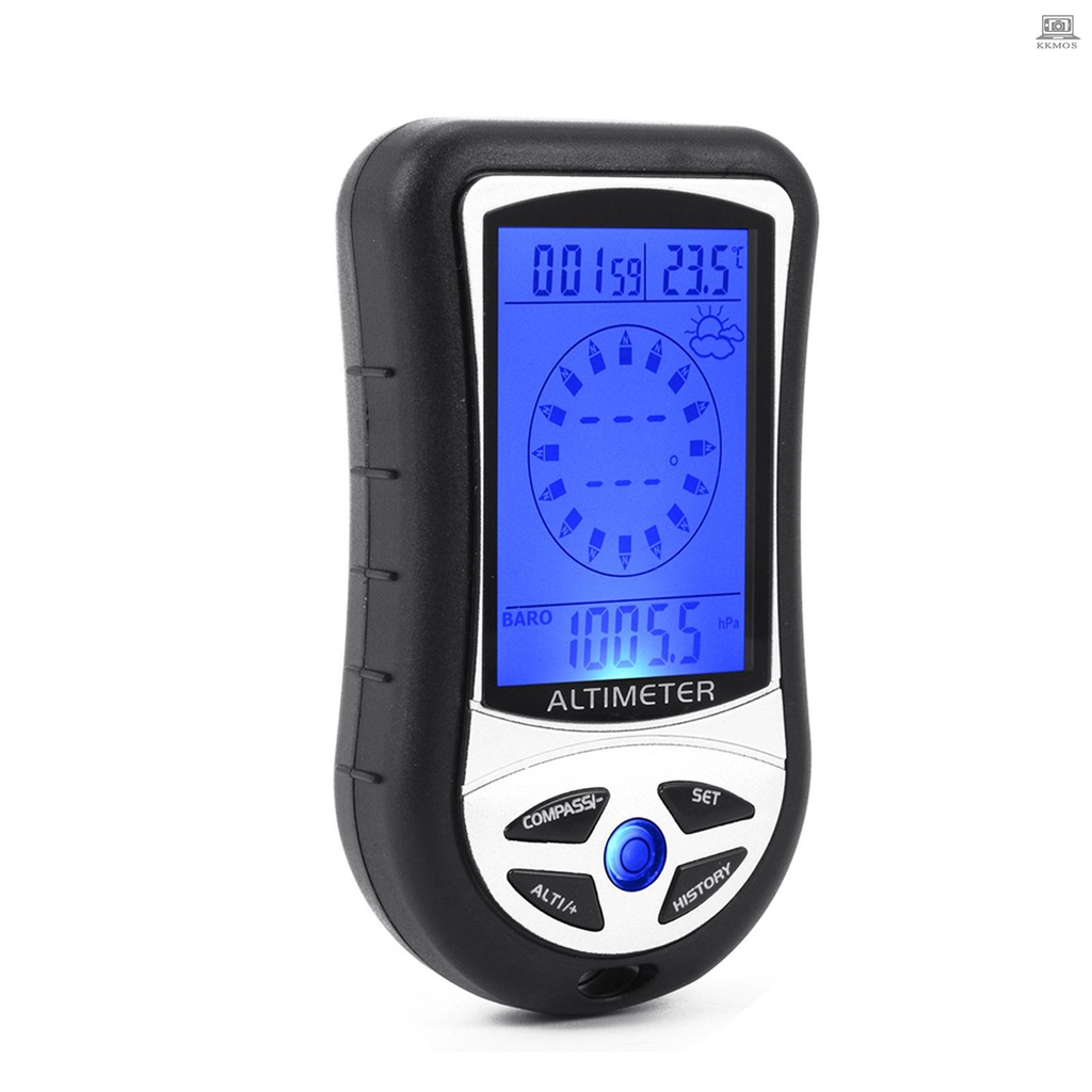 8-in-1 Multifunctional Electronic Altimeter Barometer LCD Digital ...
