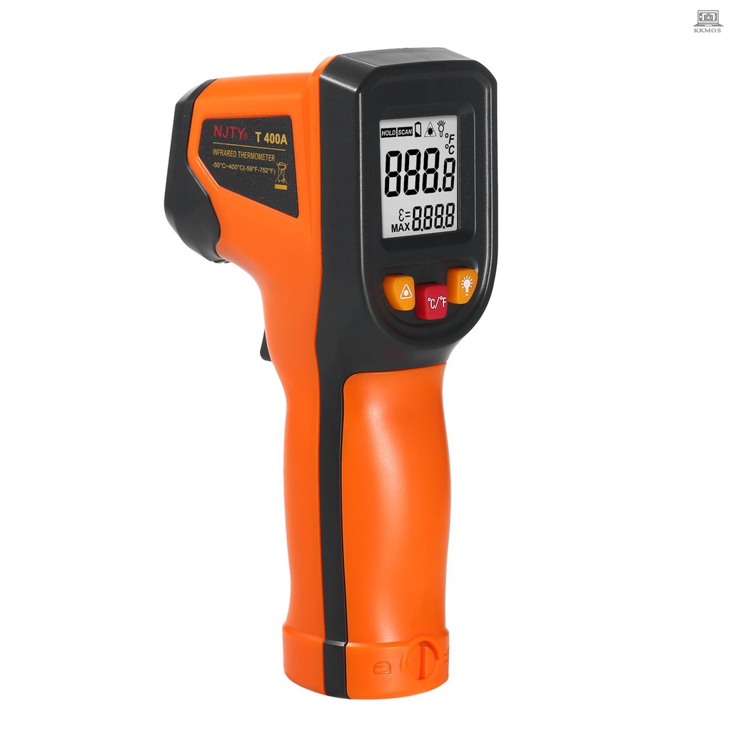 NJTY Infrared Thermometer Non-Contact Digital Temperature Gun -50°C~400 ...