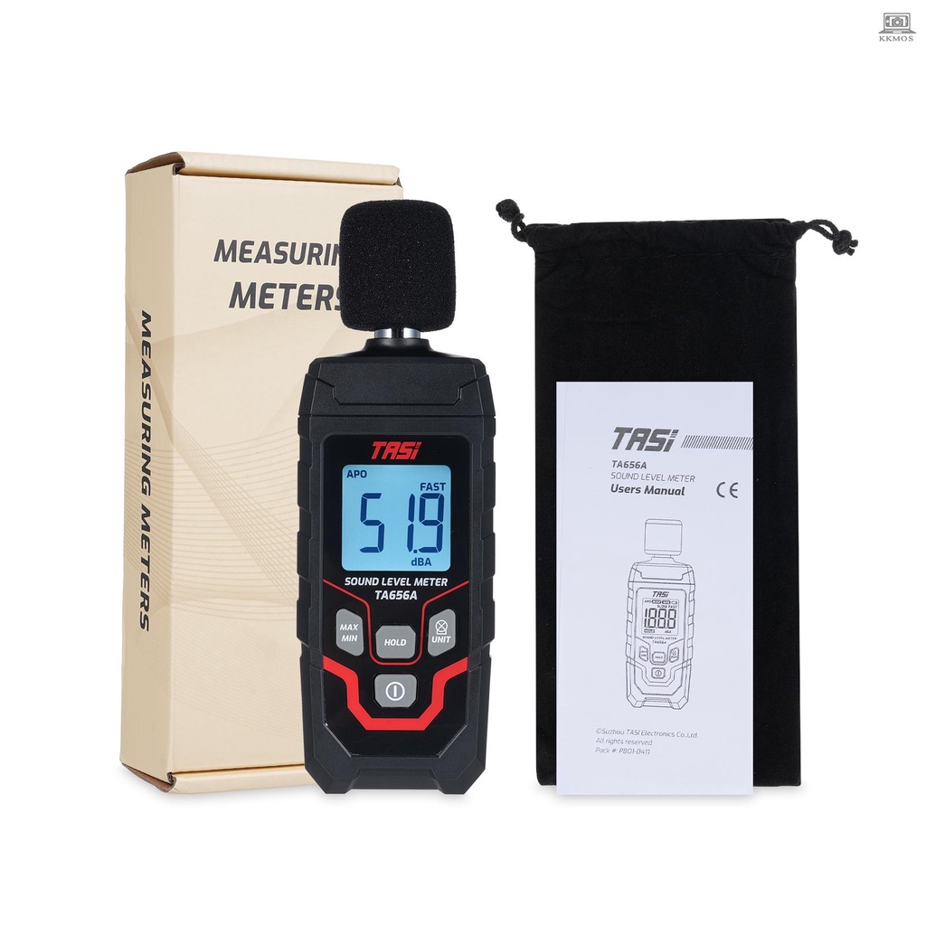 TASI TA656A 30~130dB Sound Level Meter Decibel Meter Sound Level Sound Detector Noise Meter 0 ...