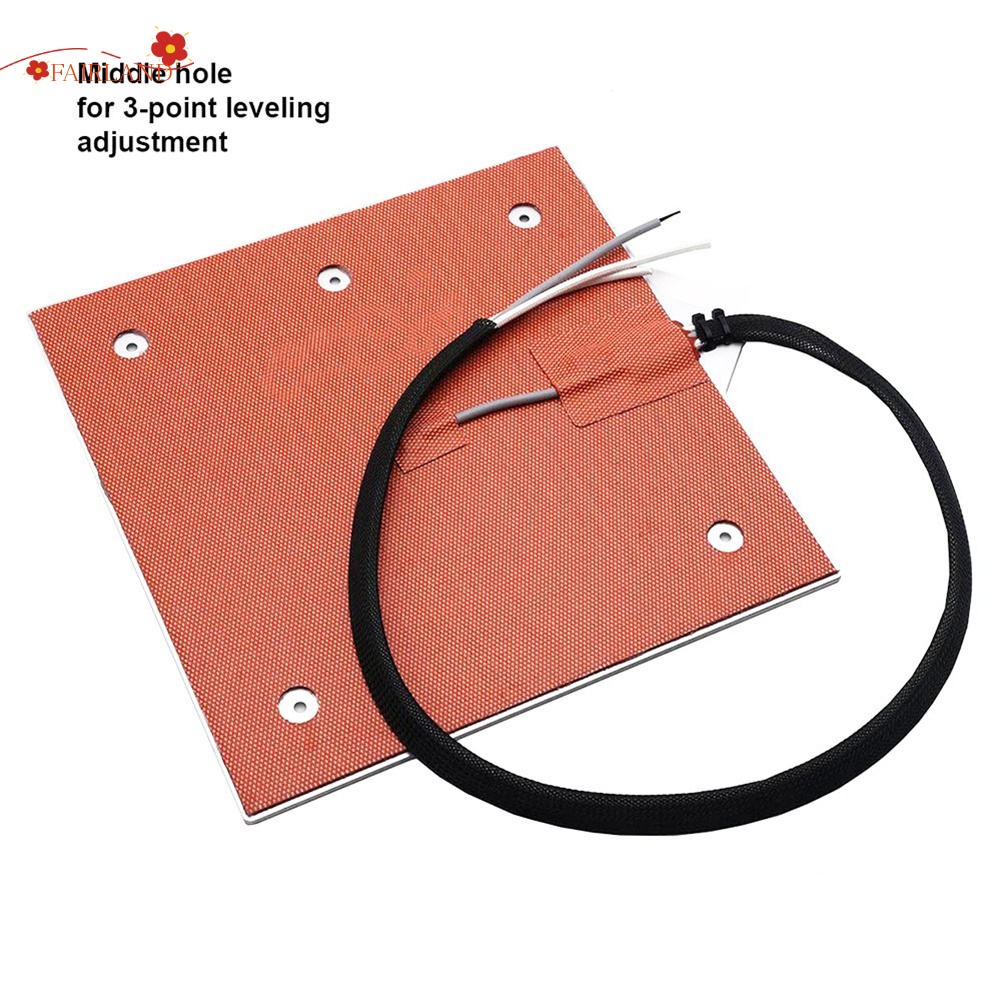 Silicone Heater 235MM 250W 3-Point Heated Bed for Creality For Ender 3 ...