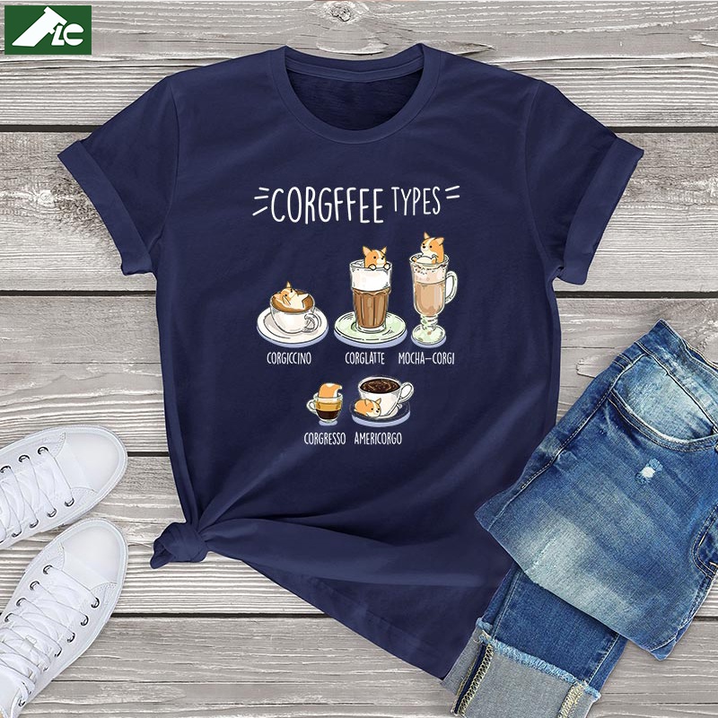 T Corgi Dog Chubby Style Art Clothes Kawaii Corgi Dog Vintage Cute ...