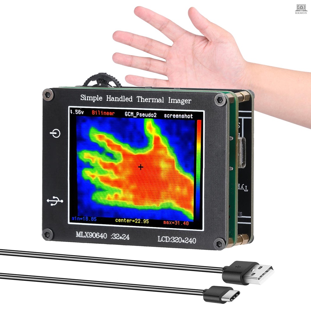 24 * 32 Pixel Infrared Sensor Simple Handheld Thermal Imager Portable 2 ...