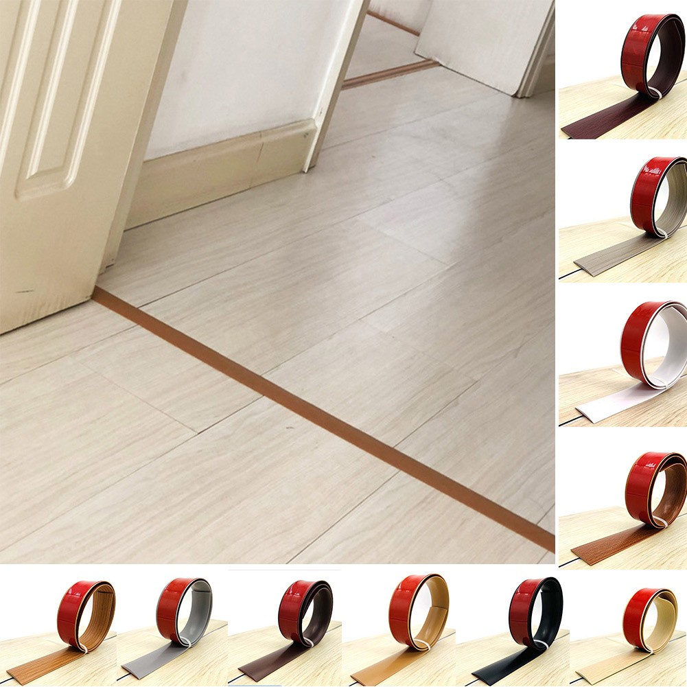 [LM]Self Adhesive PVC Flat Floor Transition Strip Laminate Floor Door ...
