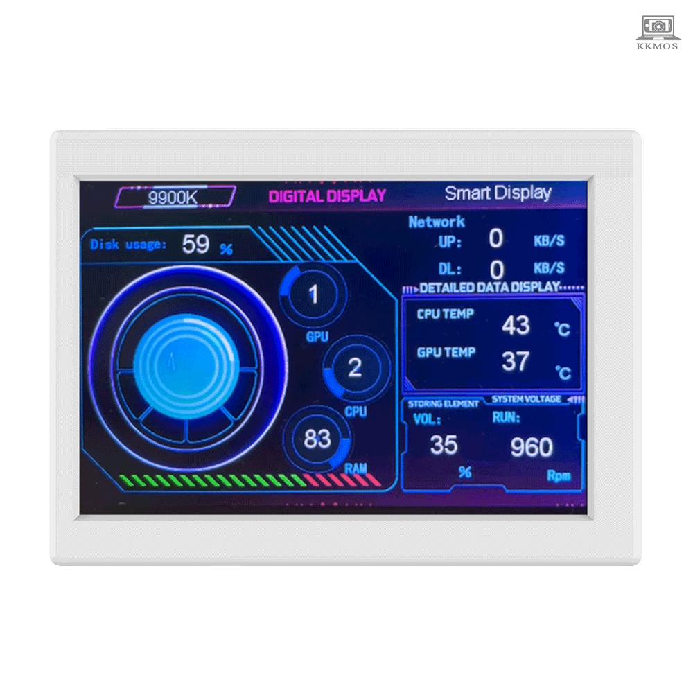 3.5 Inch IPS Monitor Display Computers Monitor CPU GPU Monitoring Sub ...
