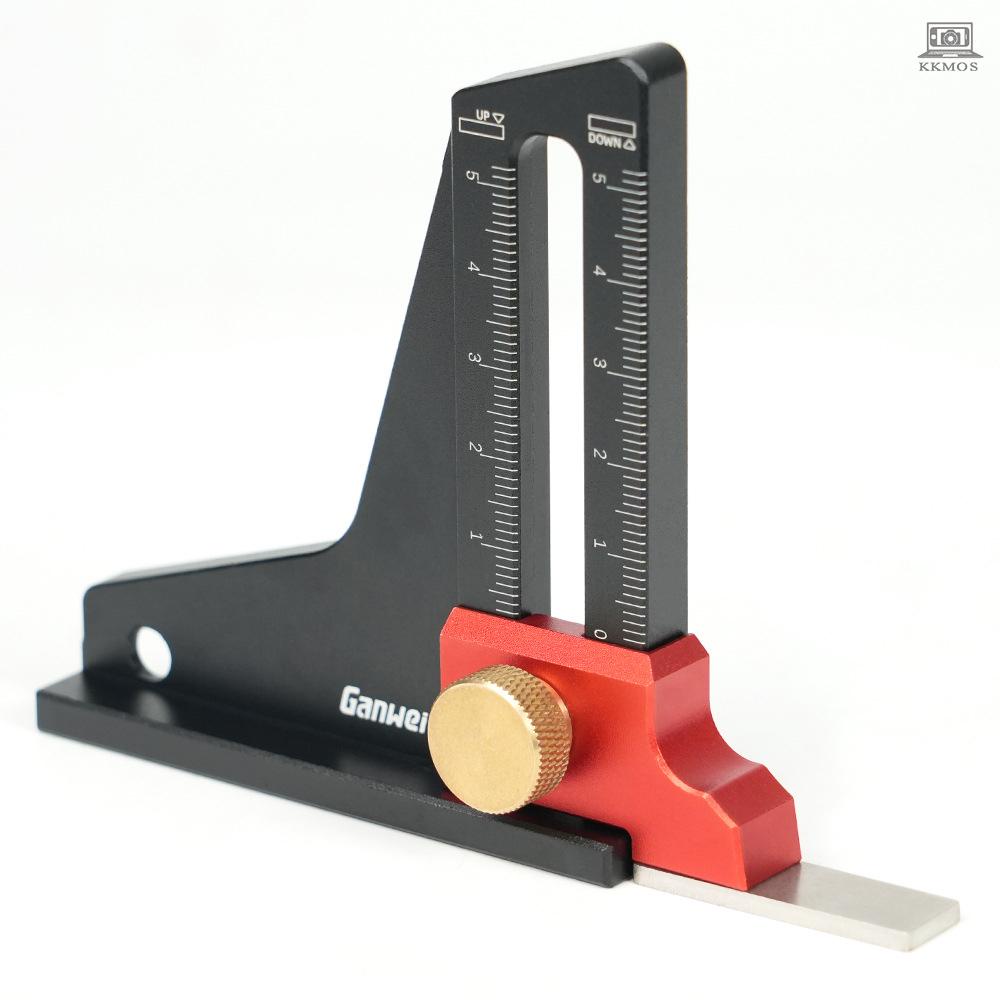 Aluminum Alloy Height Gauge Dual Scales Home DIY Woodworking Height ...