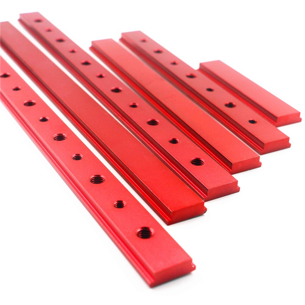 【ELECT】 100-450mm Aluminium Alloy T-track/T-Bar Slider Miter Jig DIY ...