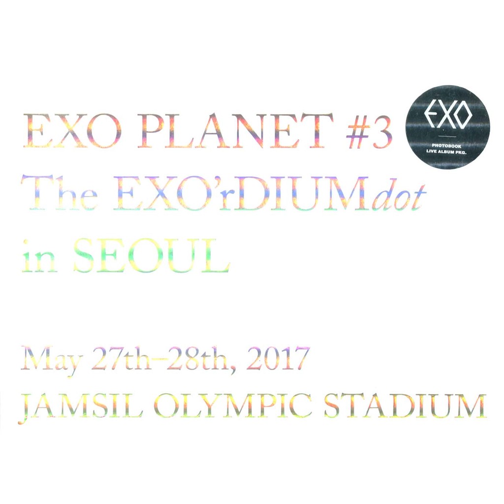 EXO – EXO Planet #3: The EXO'rDIUM in Seoul (2CD + Photobook) | Shopee ...