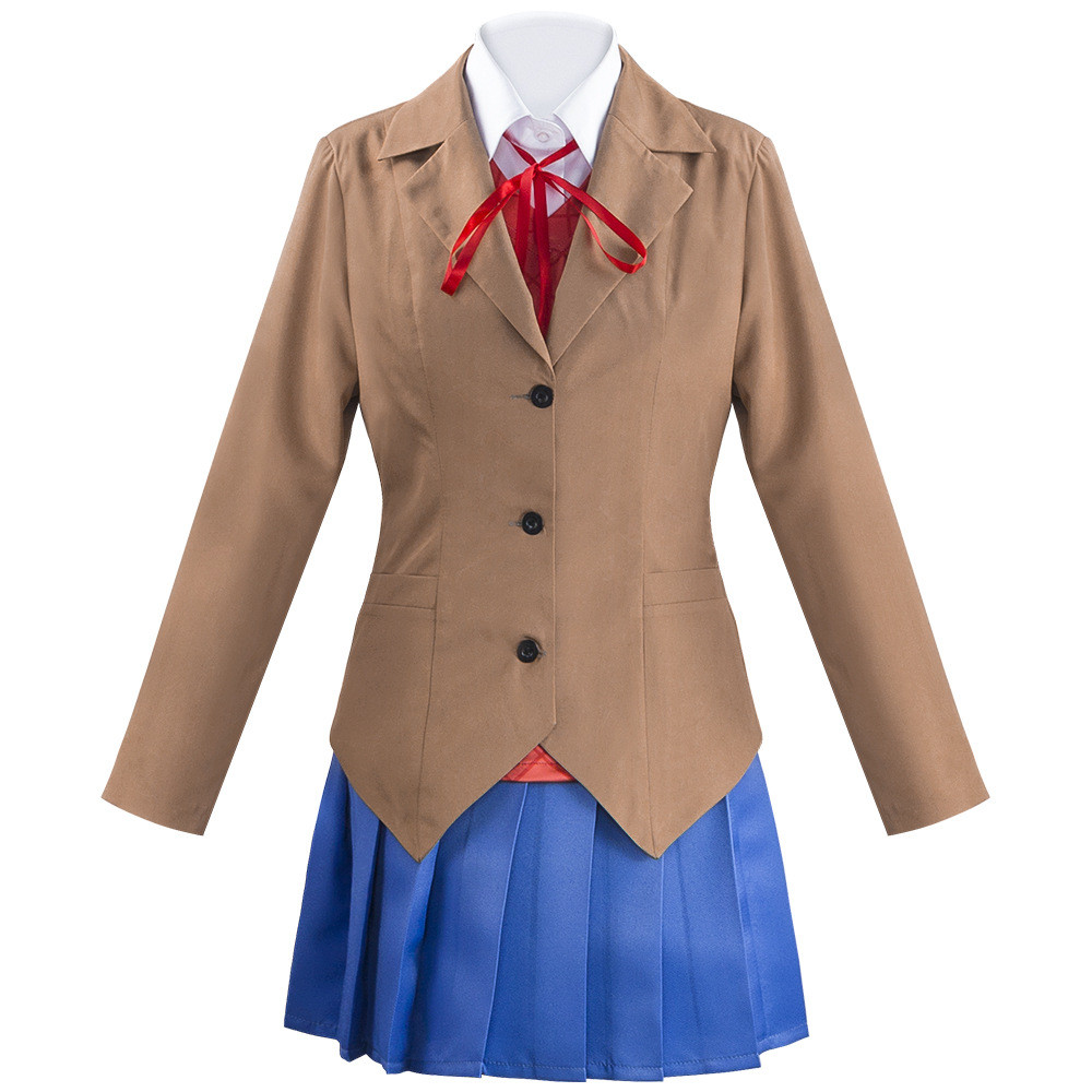 Anime Sayori Yuri Natsuki Monika Uniform Cosplay Costume Halloween ...