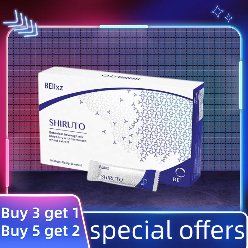 Beilxz SHIRUTO Botanical Beverage | Blueberry + Fermented Wheat ...