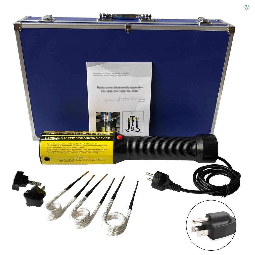 1200W Handheld Magnetic Induction Heater Kit Automotive Flameless ...