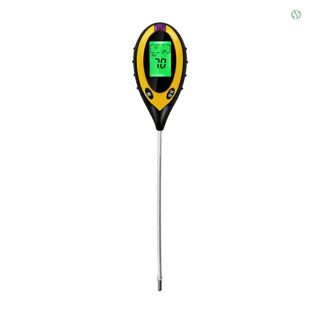 4in1 Digital Soil Analyzer Multifunctional Soil Tester Sunlight ...