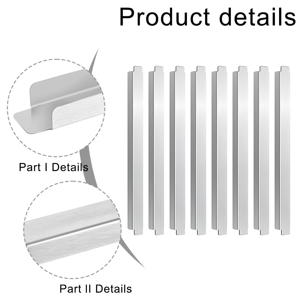[AL] Stainless Steel Adaptor 12 Inch Metal Table Adapter Bar Long ...