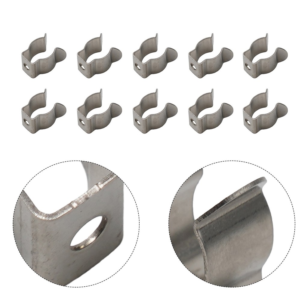 [LLMA] 10 x Narrow Base Tool Spring Terry Clips Heavy Duty Tool Storage ...