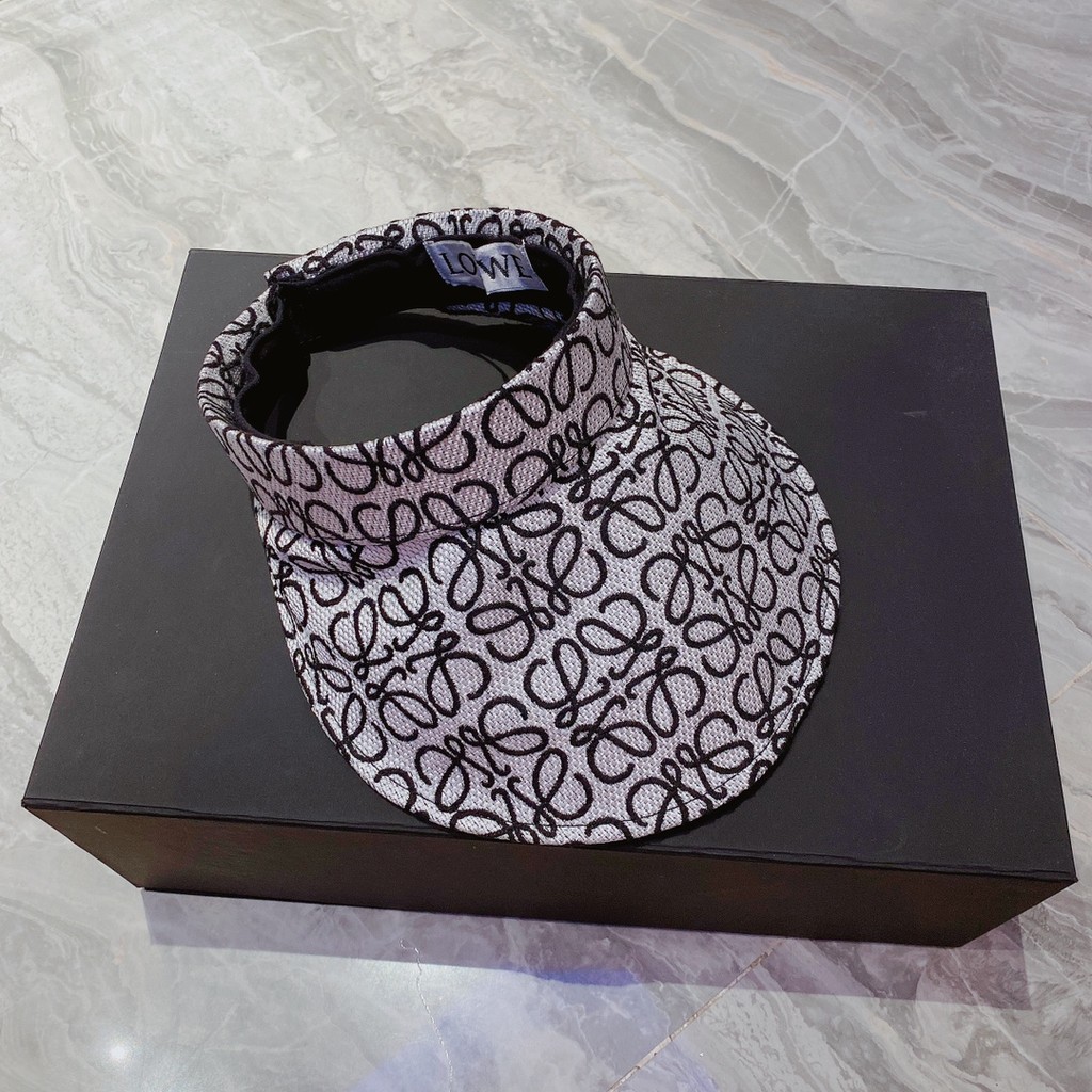 LOEWE LOEWE Loeway Empty Top Cap Canvas Sun Hat Headband | Shopee Malaysia