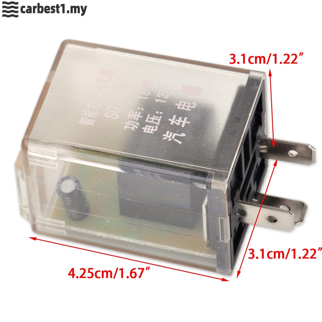 [Carbest1] 24V 3Pin LED Flasher Relay Unit For Car Turn Signal ...