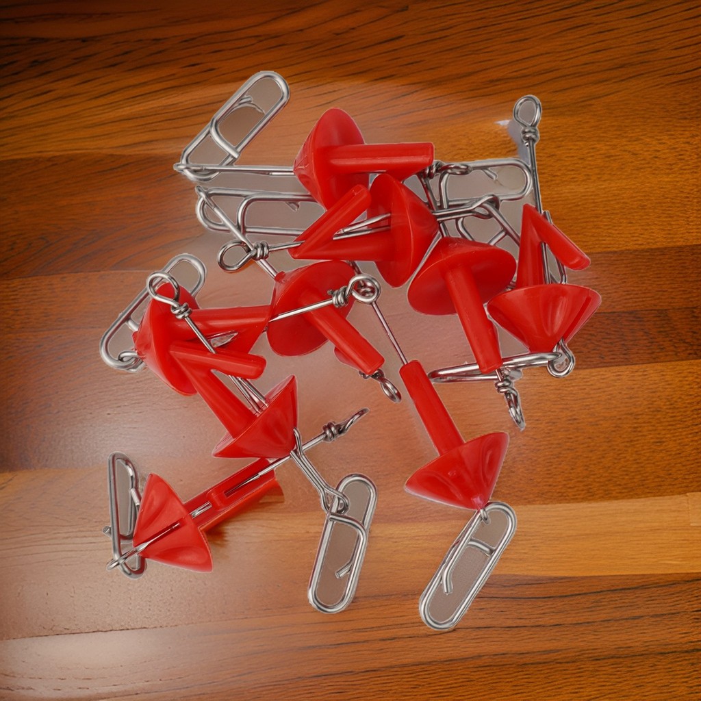 (BABYCITY) 10×Breakaway Style Shields Bait Clips Quick Release Cod Bass ...