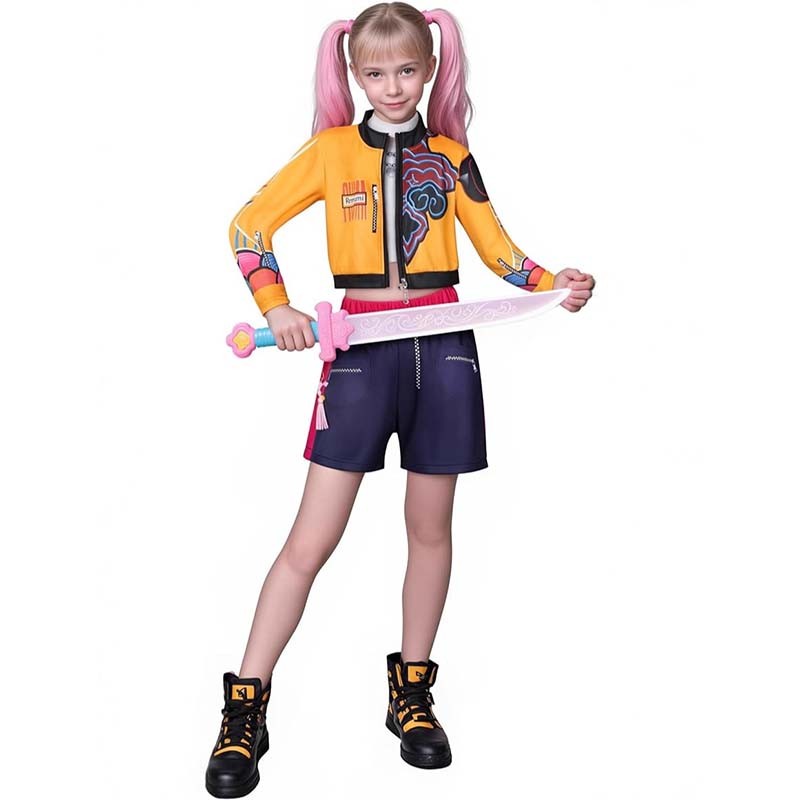 Pop Singers Girls Demon Hunters Dress Up Halloween Costume Stage Outfit ...