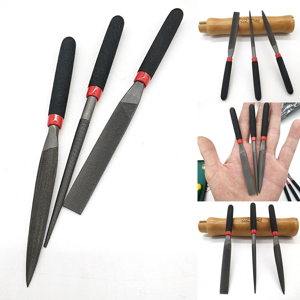 【STHE】Mini Steel Files Mini Needle File For Stone Glass Metal Carving ...