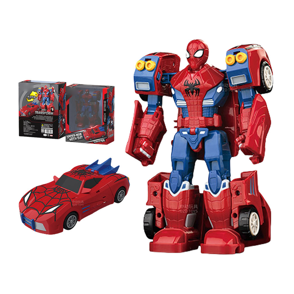 HIPLAY ZD Toys The Avengers Spider-Man Transformable Vehicle Car Model ...