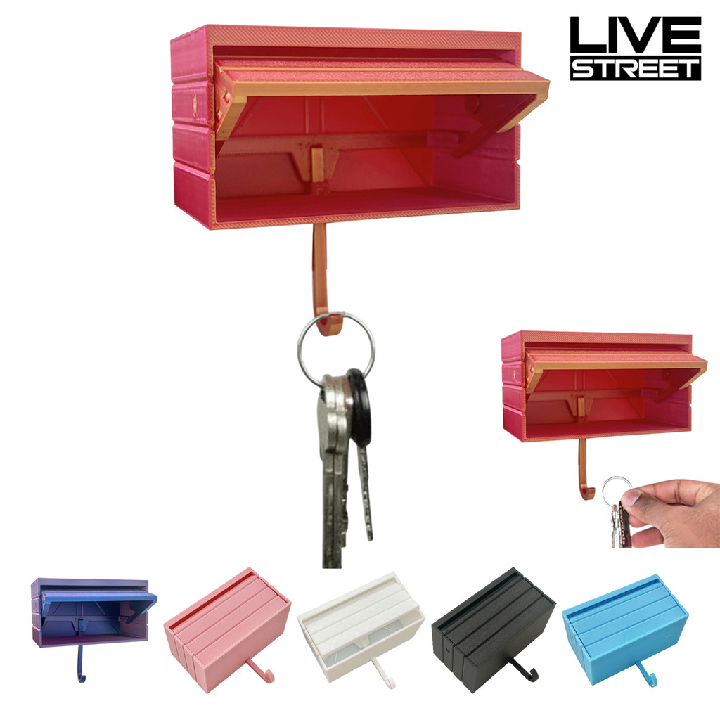 Livestreet Wall Mount Key Holder Easy Installation Fun 3D Printed Car ...
